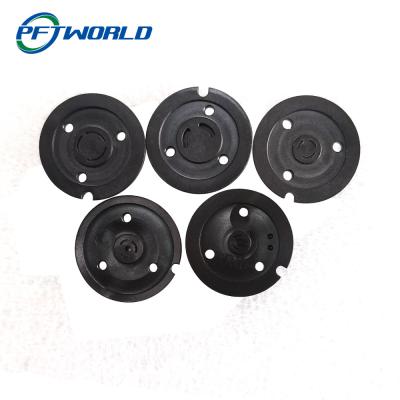 China PTFE Injection Molding Parts Precision Plastic Gear Parts Black Color for sale