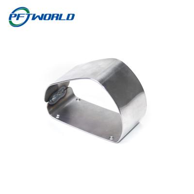 China Stainless Steel Metal Bending Parts Precision PDF CAD Drawing Silver Color for sale
