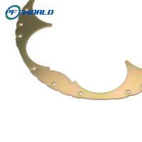 China Custom size Sheet Metal Fabrication Parts Laser Cutting Brass Accessories for sale