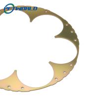 China Custom size Sheet Metal Fabrication Parts Laser Cutting Brass Accessories for sale