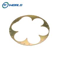 China Custom size Sheet Metal Fabrication Parts Laser Cutting Brass Accessories for sale