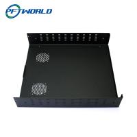 China Precision Sheet Metal Fabrication Parts Powder Coating Plate Black Parts for sale