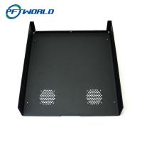 China Precision Sheet Metal Fabrication Parts Powder Coating Plate Black Parts for sale