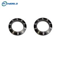 China OEM CNC Turning Machining Parts Laser Engraving Black Anodizing Aluminum Parts for sale