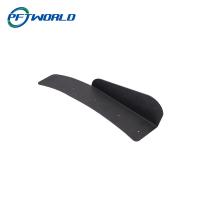 China STEP Drawing CNC Bending Service Custom Black Parts Bracket Powder Coating for sale