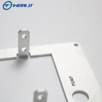 China OEM Presicion Panel CNC Machining Services Parts Silver Plate Custom Bending Accessories for sale