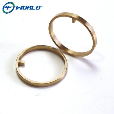 China Large quantity custom CNC turning precision machining brass parts service for sale