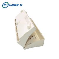 China Precision Injection Molding Parts White ABS Plastic Instrument Enclosures for sale