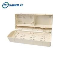China Precision Injection Molding Parts White ABS Plastic Instrument Enclosures for sale