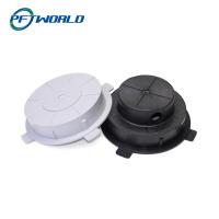 China Industry Plastic Injection Moulding Parts Hexagon Socket Screw Black Plastic Cover for sale