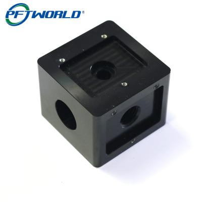 China Precision CNC Aluminum Equipment Box Machined Black Accessories for sale