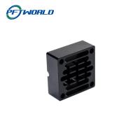 China CNC Aluminum Parts, Black, Machined Aluminum Accessories, Radiator for sale