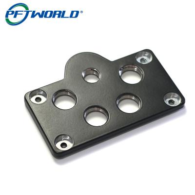 China Black Anodized Precision Aluminum Parts Customized Milling Metal for sale