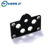 China Black Anodized Precision Aluminum Parts Customized Milling Metal for sale