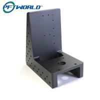 China Medical Brackets Black Sandblasting Anodizing Aluminum Parts CNC Milling Machining for sale