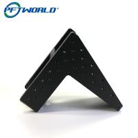China Medical Brackets Black Sandblasting Anodizing Aluminum Parts CNC Milling Machining for sale