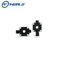 China Black OEM CNC Machining Milling Anodized Aluminum Parts for Back Adjuster for sale