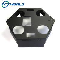 China OEM Custom Aluminum Laser Cutting Parts With Black Anodizing For Sheet Metal for sale