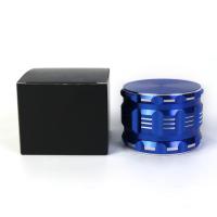 China Customized Cnc Aluminum Parts Tobacco Spice Herb Grinder Blue Anodizing for sale