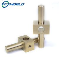 China Custom Component CNC Brass Parts CNC Turning Milling Service for sale