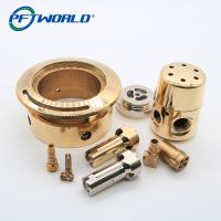 China OEM CNC gold plated brass machining parts for sale