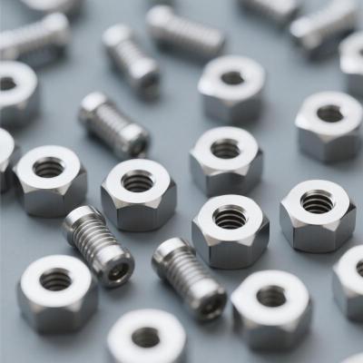 China Aviation AS9100 Certified Aerospace-Grade Hex Precision CNC Machining Titanium Bolts Silver TC4 Titanium Clevis Kits for Car for sale