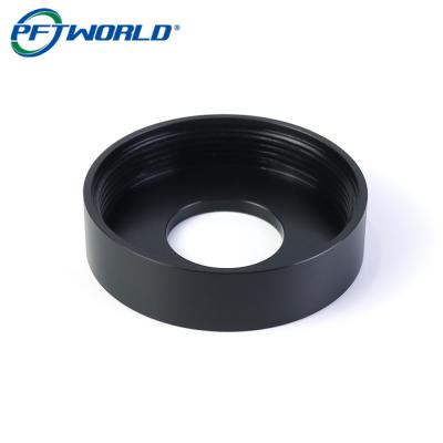 China High-precision CNC turning of black Delrin plastic parts  for sale
