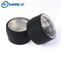 China High-precision CNC machining parts with aluminum and black polyurethane composite for customizable laser engraving for sale