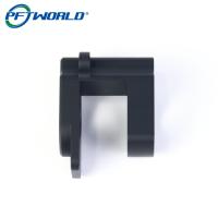 China Custom 6061 Aluminum CNC Machined Mounting Bracket with Black Anodizing for sale