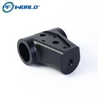 China Custom CNC Machined 6061-T6 Aluminum Structural Connector Parts with Black Anodized High Precision Finish for sale
