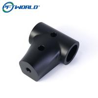 China Custom CNC Machined 6061-T6 Aluminum Structural Connector Parts with Black Anodized High Precision Finish for sale