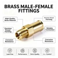 China Custom CNC Turned Brass Hose Fittings H59 Flare Barb Adapters for sale