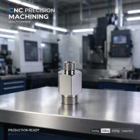 China Customized Logo Durable Metallic Hex Threaded Adapter and Threaded Adapter for CNC Turning Parts for sale
