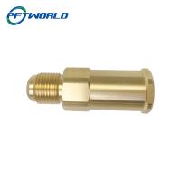 China Electronic Turning CNC Brass Parts 5 Axis Zinc Titanium Plating for sale