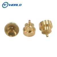 China Lathe 5Axis Precision Brass Turned Parts , Electrophoresis Brass Machined Components for sale
