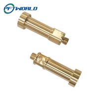 China 5 Axis Machined CNC Brass Parts Nickle Chrome Titanium Plating Surface for sale
