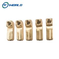 China Electronic Turning CNC Brass Parts 5 Axis Zinc Titanium Plating for sale
