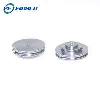 China Silver Color CNC Machined Aluminum Parts Plating Surface For Aircraft Aviation for sale