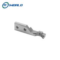 China Brass Gold Color CNC Milling Metal Parts , Bead Blasted 3D Printer Spare Parts for sale