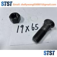China High Strength Track Bolts And Nuts M19×2.5×65mm Anti Corrosion Coating for sale