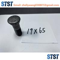 China Heavy Duty Bulldozer Excavator Undercarriage Parts M19×2.5×65mm Track Fasteners Anti Rust for sale