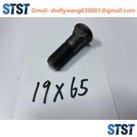 China Heavy Duty Bulldozer Excavator Undercarriage Parts M19×2.5×65mm Track Fasteners Anti Rust for sale
