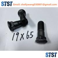 China Heavy Duty Bulldozer Excavator Undercarriage Parts M19×2.5×65mm Track Fasteners Anti Rust for sale