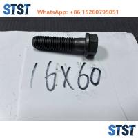 China Heavy Duty M16×60 Track Bolts And Nuts For Excavator & Bulldozer Undercarriage Part High Strength for sale