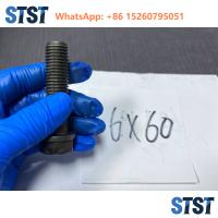 China Heavy Duty M16×60 Track Bolts And Nuts For Excavator & Bulldozer Undercarriage Part High Strength for sale