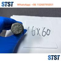 China Heavy Duty M16×60 Track Bolts And Nuts For Excavator & Bulldozer Undercarriage Part High Strength for sale