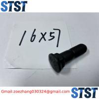 China Heat Treated & Wear Resistant M16x57mm Track Fasteners For Excavator & Bulldozer Undercarriage Parts for sale
