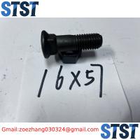 China Heat Treated & Wear Resistant M16x57mm Track Fasteners For Excavator & Bulldozer Undercarriage Parts for sale