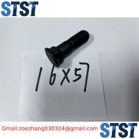 China Heat Treated & Wear Resistant M16x57mm Track Fasteners For Excavator & Bulldozer Undercarriage Parts for sale