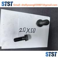 China Heavy Duty And Heavy Strength M20×50 Excavator Track Bolts And Nuts Bulldozer Undercarriage Parts for sale